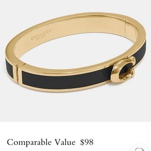Coach | Accessories | New Coach Signature Push Hinged Bangle In ...